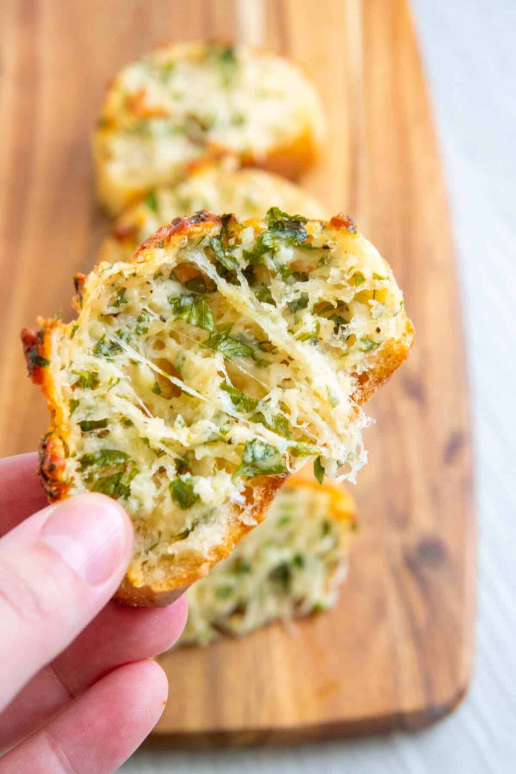 Parmesan Stuffed Garlic Bread Recipe - Salt & Spoon