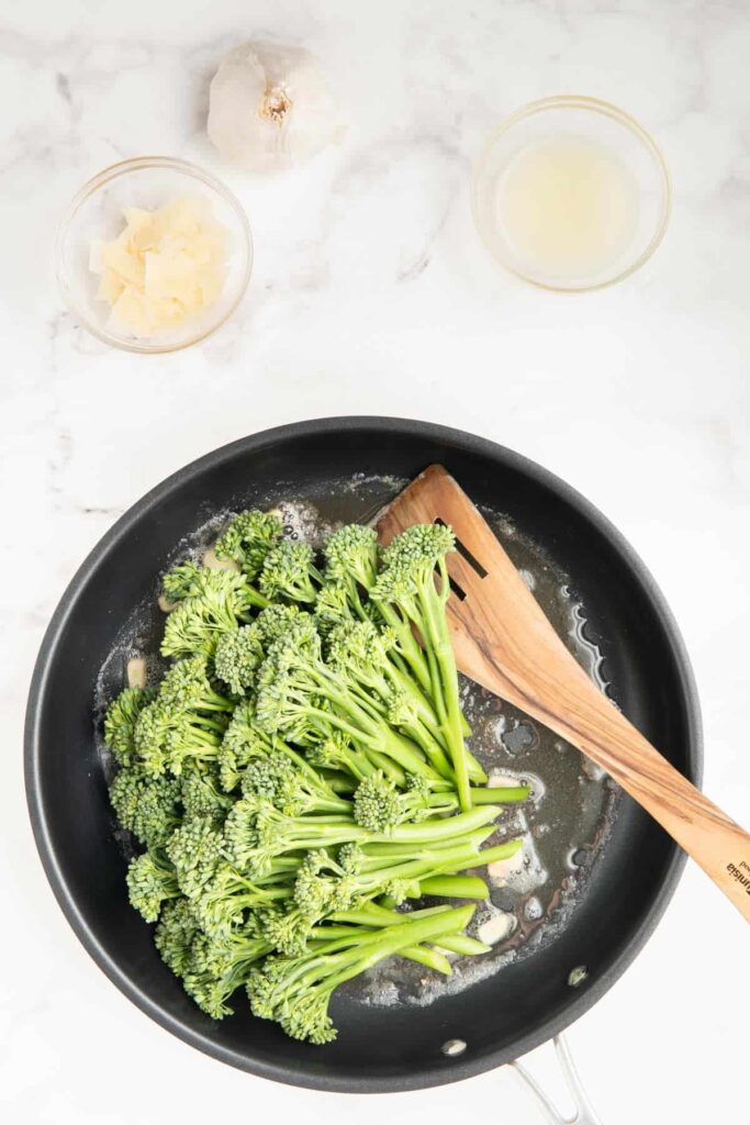 Pan Fried Tender Stem Broccoli - Salt & Spoon