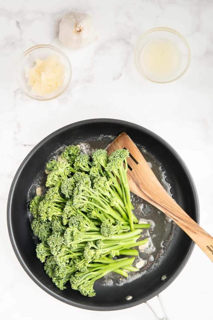 Pan Fried Tender Stem Broccoli - Salt & Spoon