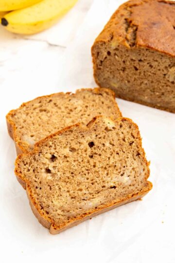 Ridiculously Easy 4 Ingredient Banana Bread - Salt & Spoon