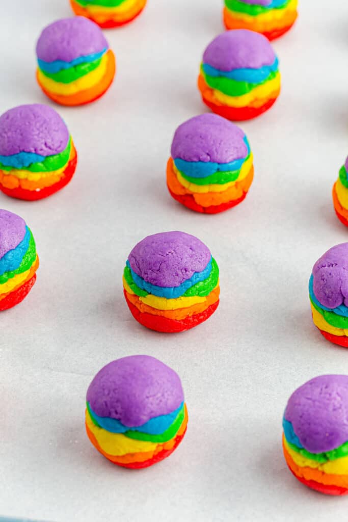 No Bake Rainbow Cake Balls - Salt & Spoon