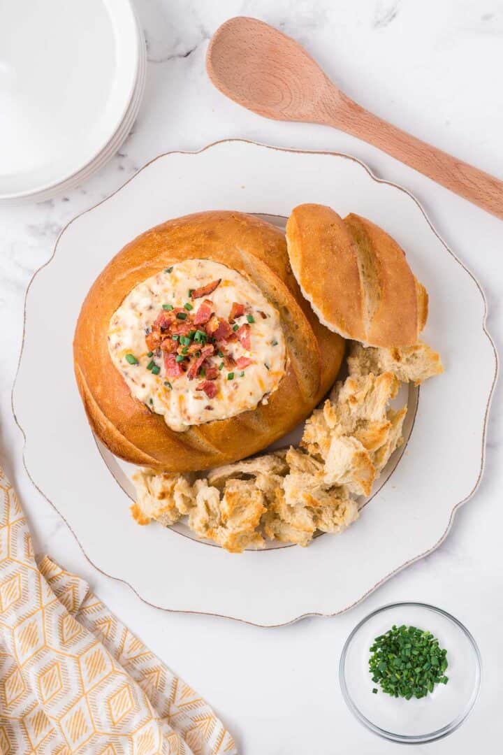 Cheese And Bacon Cob Loaf Salt And Spoon