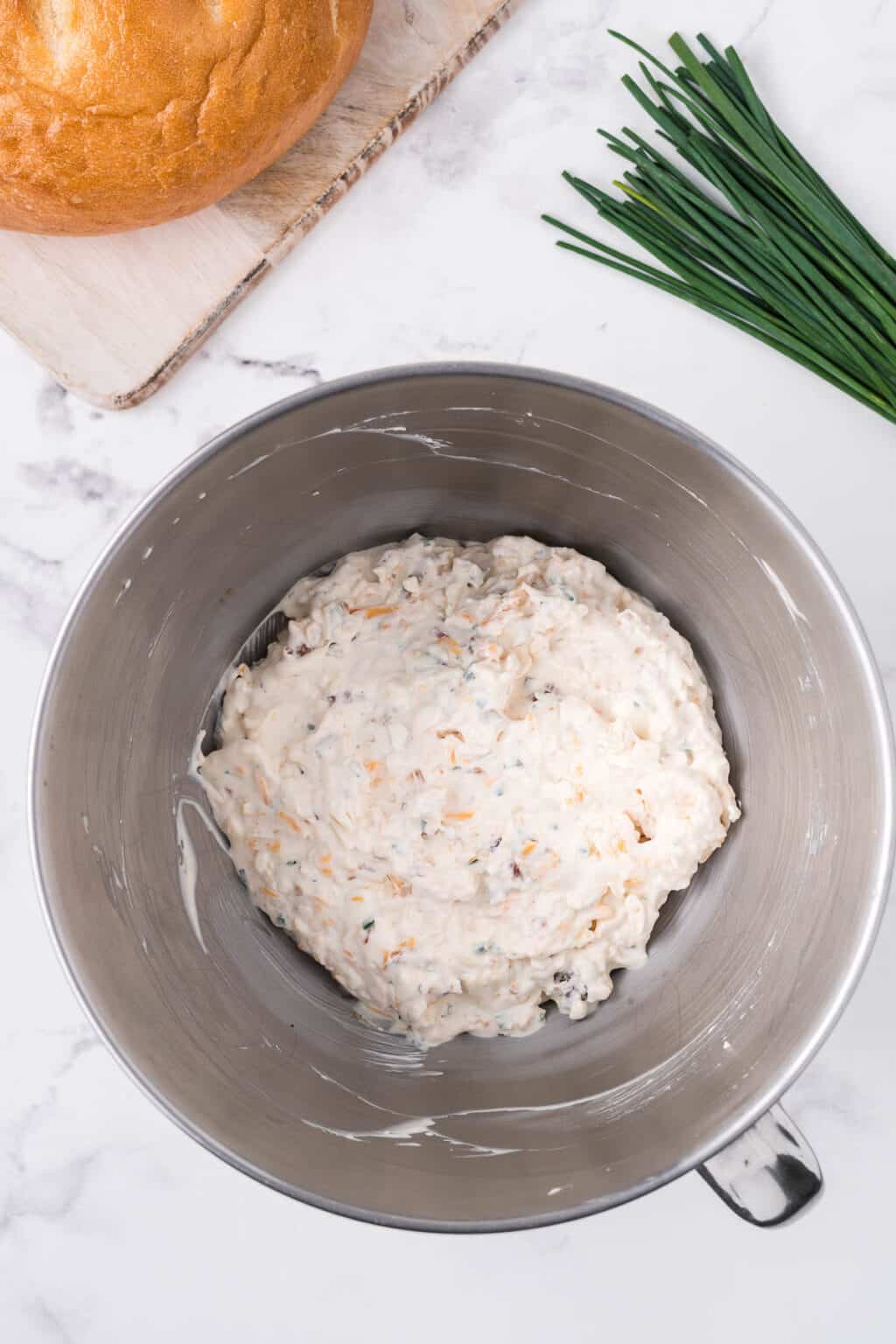 Cheese And Bacon Cob Loaf - Salt & Spoon