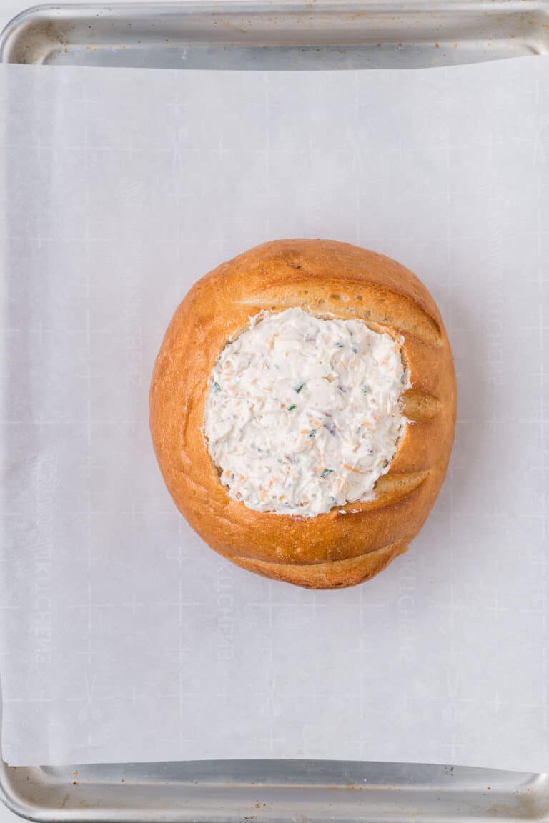 Cheese And Bacon Cob Loaf - Salt & Spoon