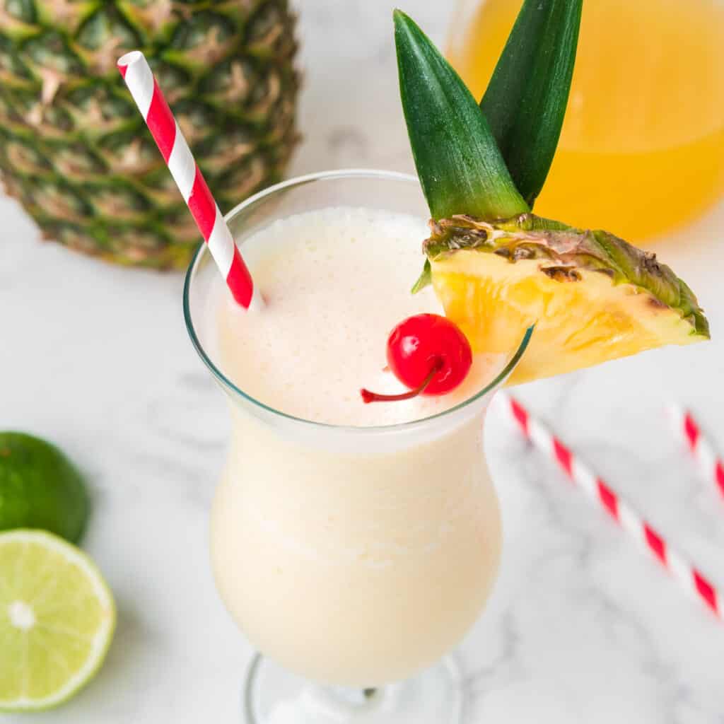 Pina Colada Mocktail - Salt & Spoon